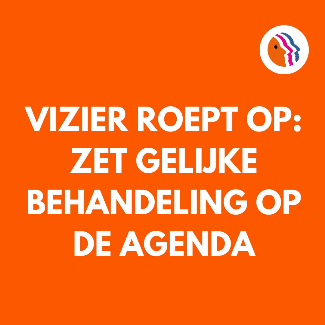 Vizier roept op: zet gelijke behandeling op de agenda